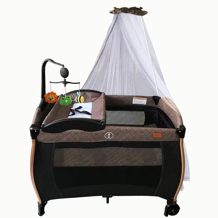 Belecoo Trend Camp Cot - Brown| My Mom And Me