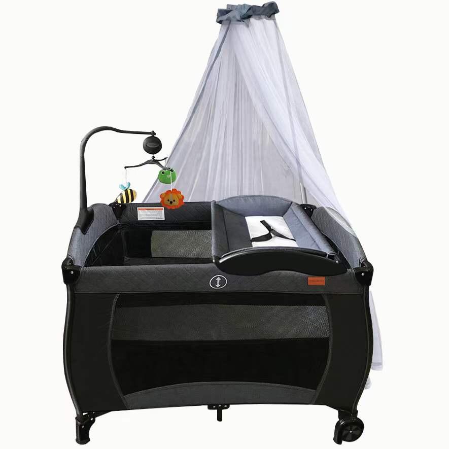 Belecoo Trend Camp Cot - Dark Grey| My Mom And Me